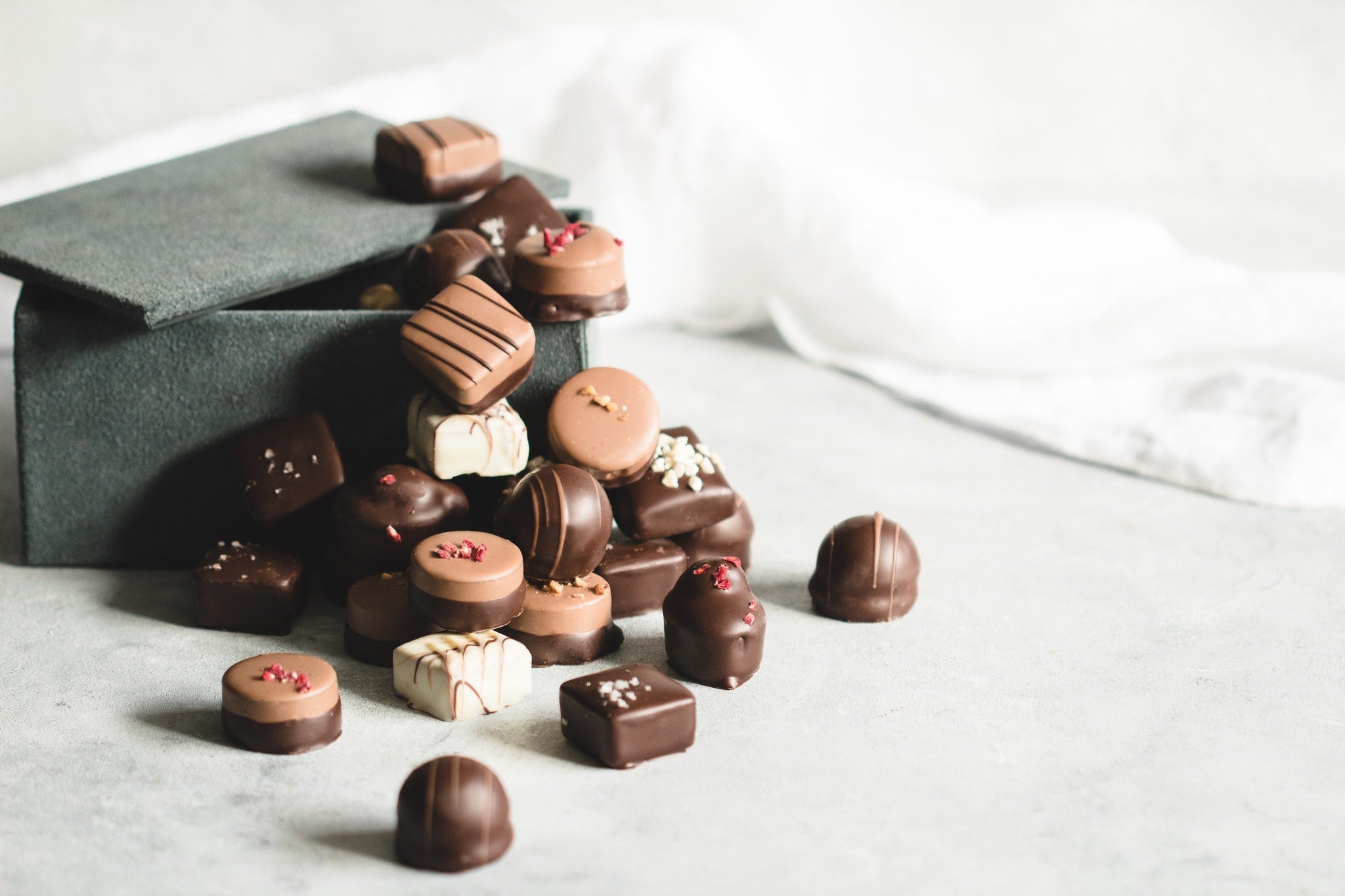 Chokolade - Alt i Chokolade - Stort Udvalg – Helles Gavekurv